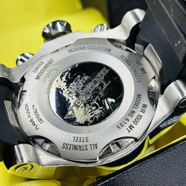 Invicta Reserve Venom Chronograph Green Dial Steel Watch-REF.6105 ...
