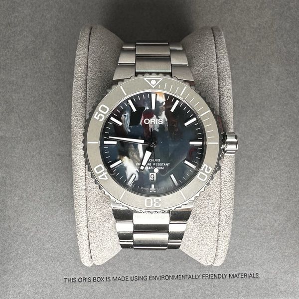 Oris Aquis Upcycle Men's 41.5mm Watch / 01 733 7766 4150-SET / Box and ...