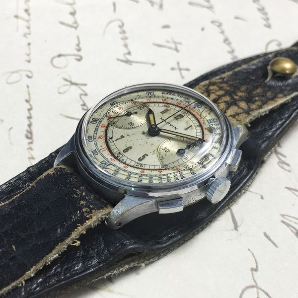 FS: Very rare military vintage Marvin Chronograph with Valjoux 22 and ...