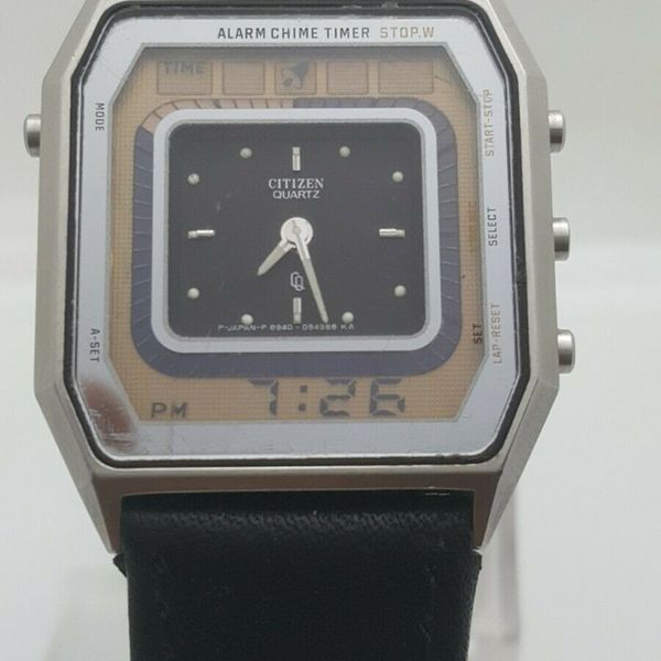 VINTAGE CITIZEN QUARTZ TIME TRACK 30-0063 WATCH | WatchCharts Marketplace