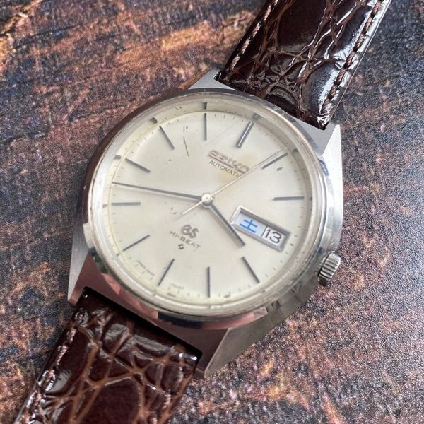 Vintage Grand Seiko 5646-7010 Automatic Hi Beat Day Date Kanji Rare White Dial | WatchCharts ...