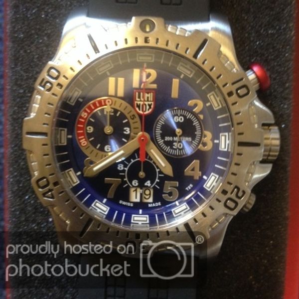 SOLD: LUMINOX Diver Chronograph 8150 Sapphire Crystal 200m W/R 45mm ...