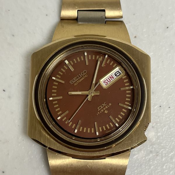 Vintage Seiko DX Watch Date Display Salesman Sample 6106-7549 #36 NO ...