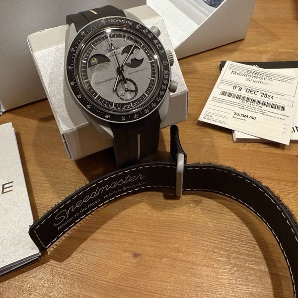 OMEGA Bioceramic Moonswatch Grey Swatch Mission to Earth Phase ...
