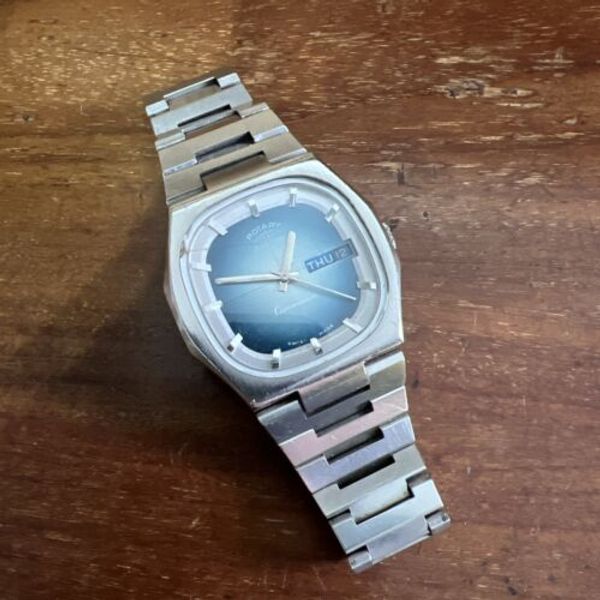 Vintage 1970s Rotary Commodore 21Jewels Automatic Gents Wrist Watch ...