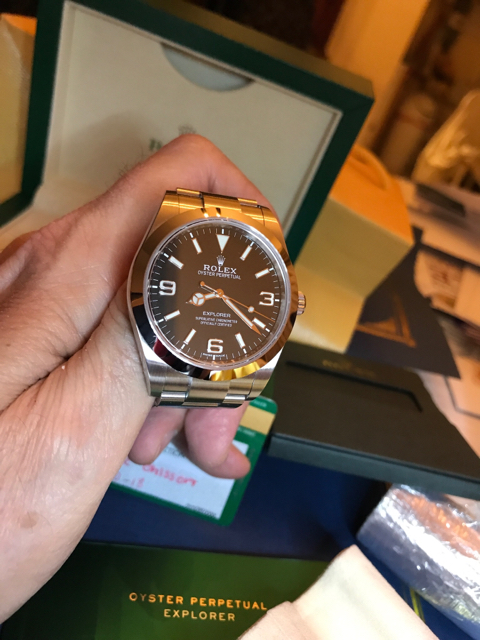 SOLD:FS: New Rolex Explorer 1, model 214270 | WatchCharts