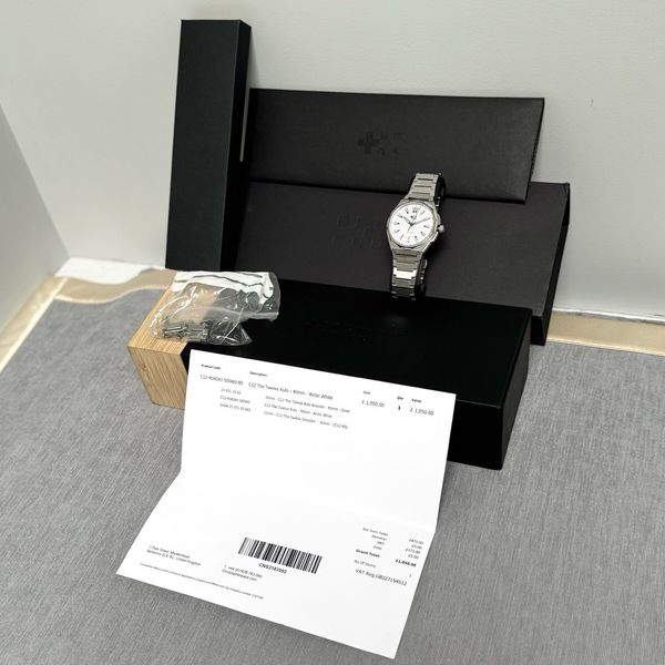 Christopher Ward The Twelve 40mm Artic White - Box, Papers + Receipt ...