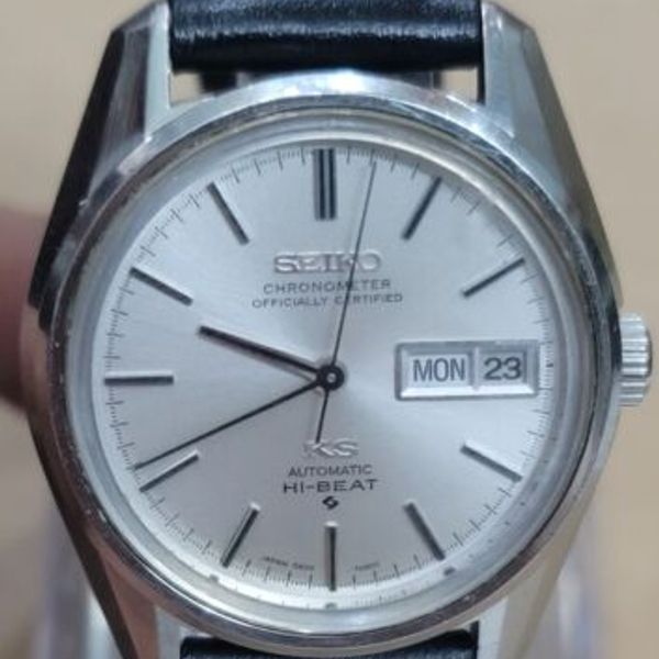 VINTAGE SEIKO KS CHRONOMETER 56256HI BEAT AUTOMATIC 25J SS MEN WATCH | WatchCharts Marketplace
