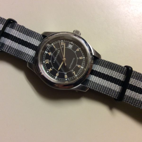 Levenger Cali Dial Military Style Automatic 38mm | WatchCharts