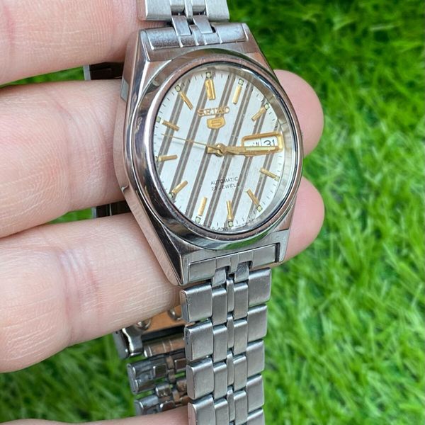 Seiko 5 Japan 7s26 Automatic Movement 21 Jewels Men's Wristwatch ...