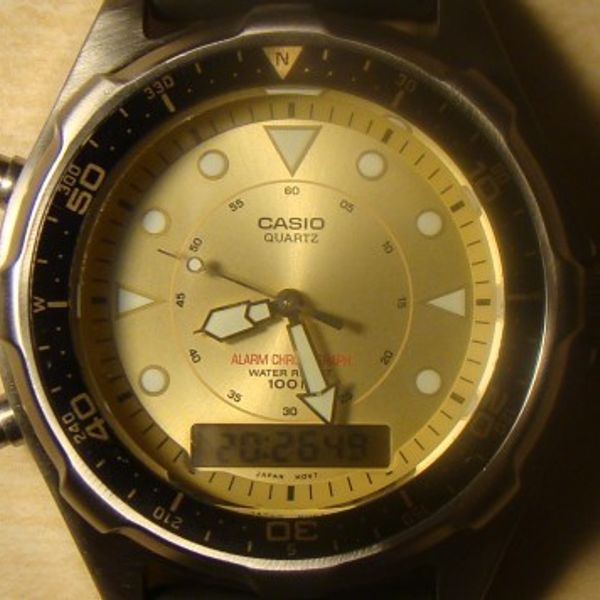 FS: NEW SEIKO SNDA25P1 chrono bright lume pilot & two NEW divers Casio ...