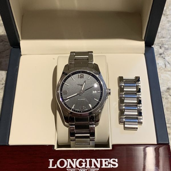 Longines Conquest Classic Steel Men's Auto Date Watch - L2.785.4.76.6 ...