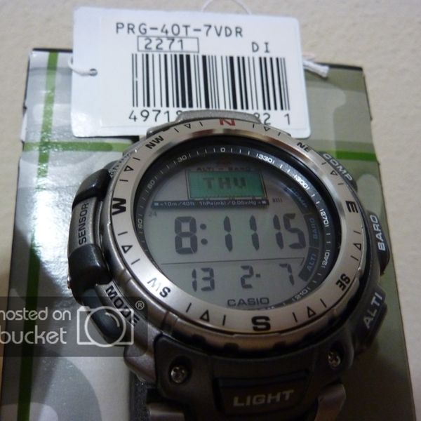 FS: CASIO PROTREK PRG-40T-7VDR, HARD TO FIND !!! | WatchCharts Marketplace