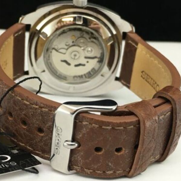 Seiko Men's Recraft Leather Automatic Watch - SNKN37 MSRP: $225 ...