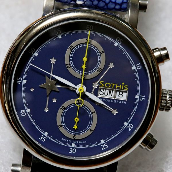 FS: Sothis Stardust VALJOUX 7750 Chronograph, Blue Dial, Horological ...