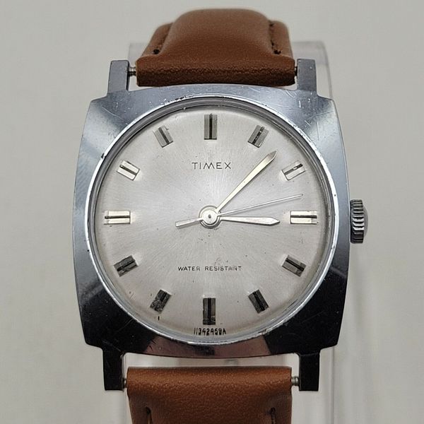 1969 Timex Sprite Mechanical Men's Wrist Watch - Tank Style Case ...