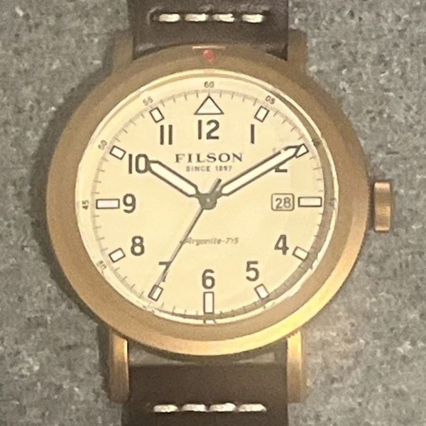 Filson x Shinola The Scout Watch | For Parts or Display Only | Read ...