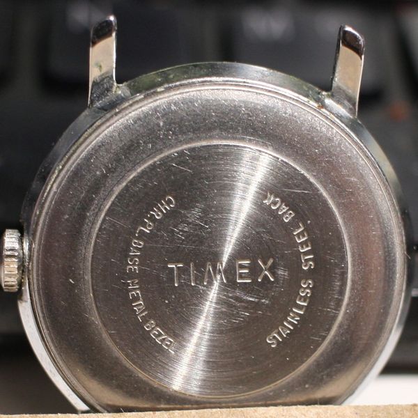 vintage timex marlin hand manual wind watch locked up 32mm 18mm lugs ...