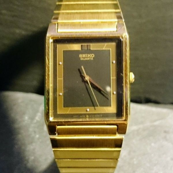 SEIKO 5Y31-5040 VINTAGE MENS QUARTZ WATCH, MADE MAY 1988, GOOD WORKING ...