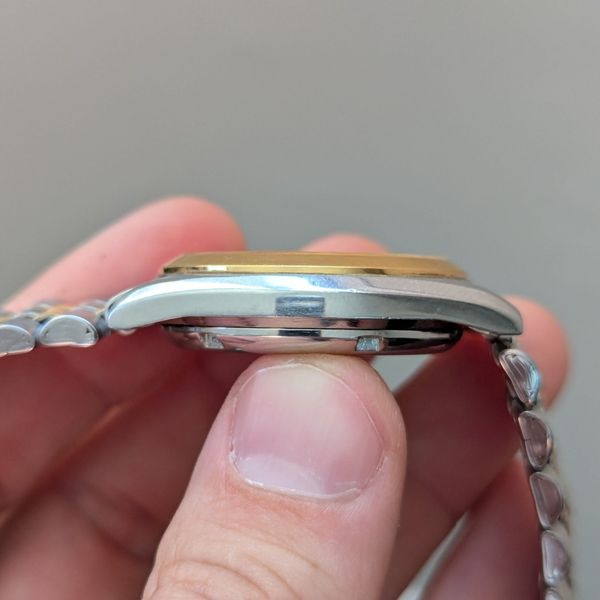 Seiko Kinetic Automatic w/ Battery Reserve Two-Tone Stainless Steel ...