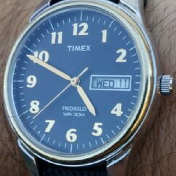 Vintage TIMEX INDIGLO WR-30M R6 Men's Wristwatch | WatchCharts Marketplace