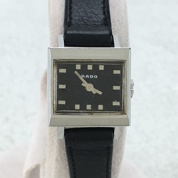 [Used] RADO Rado / Hand-wound watch / Analog / Black / 5468 [Clothing ...