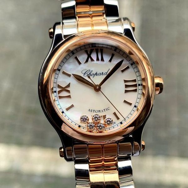 FS: Chopard Happy Sport Floating Diamonds MOP Dial 30mm | WatchCharts Marketplace