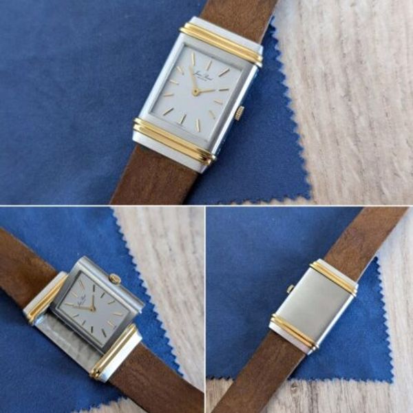Jean Perret Geneve Reverso Watch - Swiss Made - Vintage | WatchCharts ...