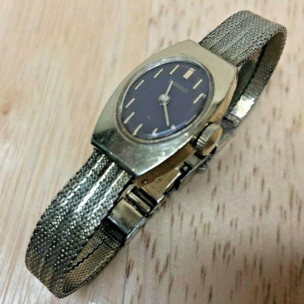 Vintage Seiko 11-7039 Lady 17 Jewel Gold Tone Hand-Winding Mechanical Watch Hour | WatchCharts ...