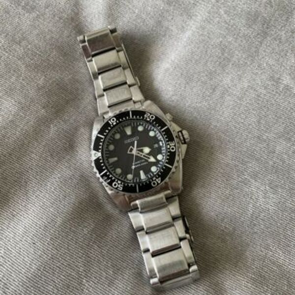 Seiko BFK Kinetic Divers 200m Black Ska371 | WatchCharts Marketplace