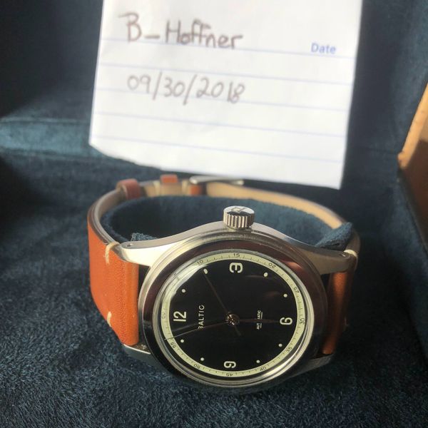 [WTS] Baltic HMS 001 - Black/Silver - Solid Caseback | WatchCharts ...