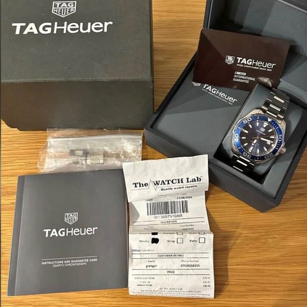 TAG heuer BLUE FACE | WatchCharts Marketplace