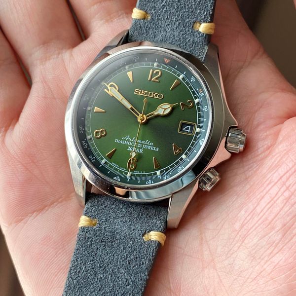 [WTS] SEIKO Sarb017 Alpinist Great Con in Suede Straps | WatchCharts ...