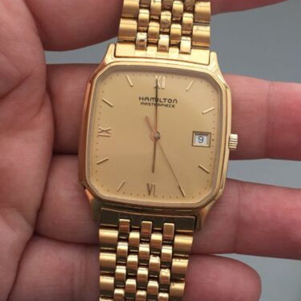 Vintage HAMILTON Masterpiece 9742 Quartz Men's Watch Runs | WatchCharts