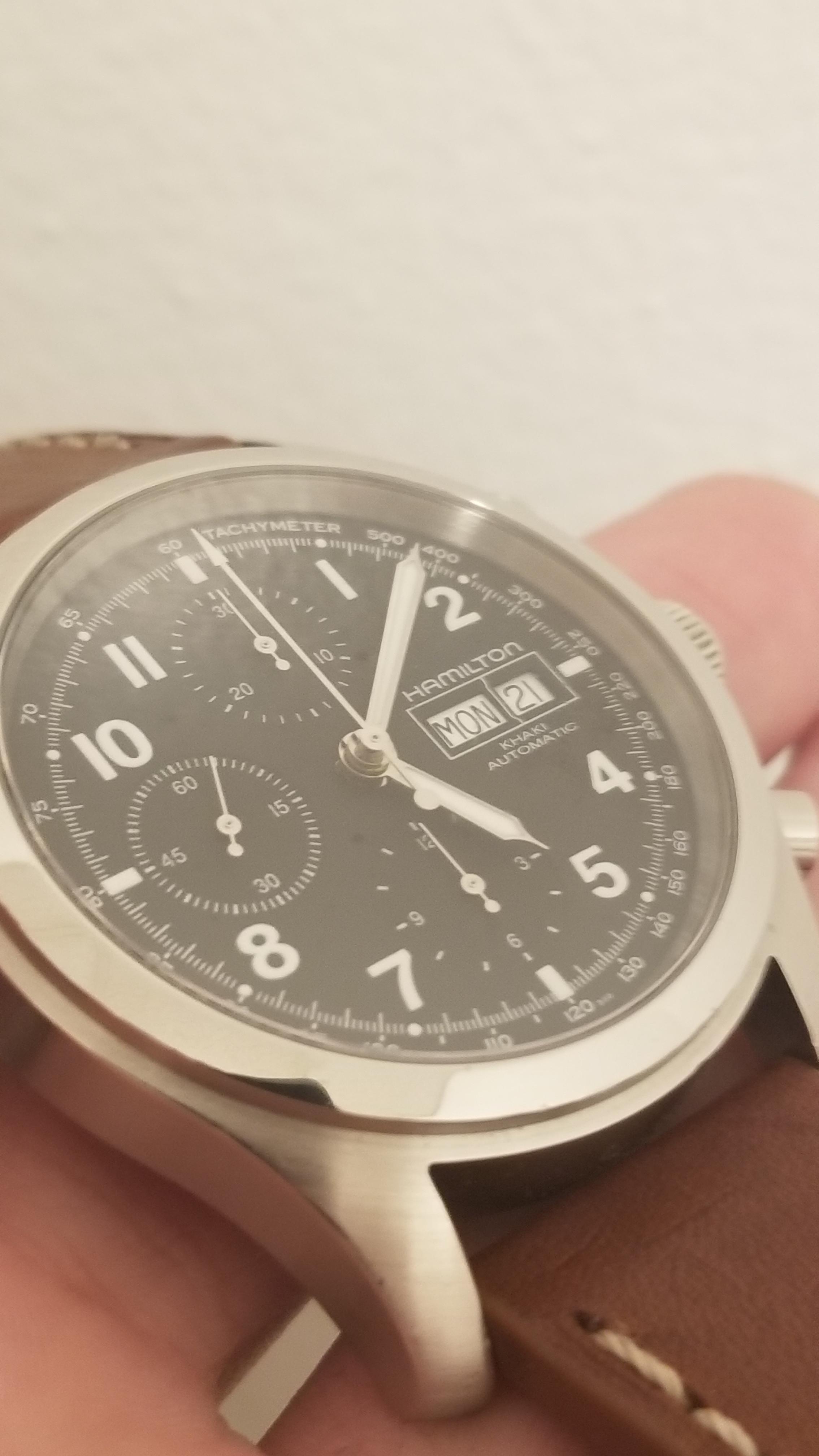 [WTS] Hamilton Khaki Auto Chrono Valjoux 7750 | WatchCharts