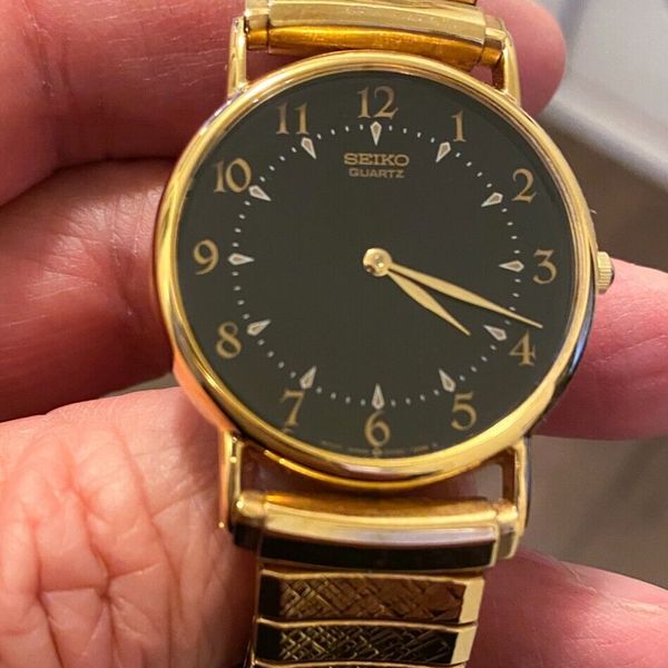 Seiko Black Men's Watch - 5Y30-7000 - New Battery | WatchCharts Marketplace