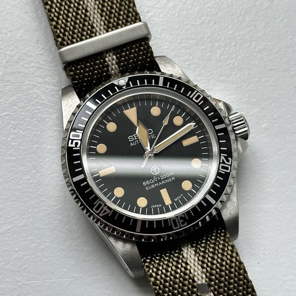 Custom Seiko Vintage Milsub Mod Watch - Sapphire Crystal | WatchCharts ...