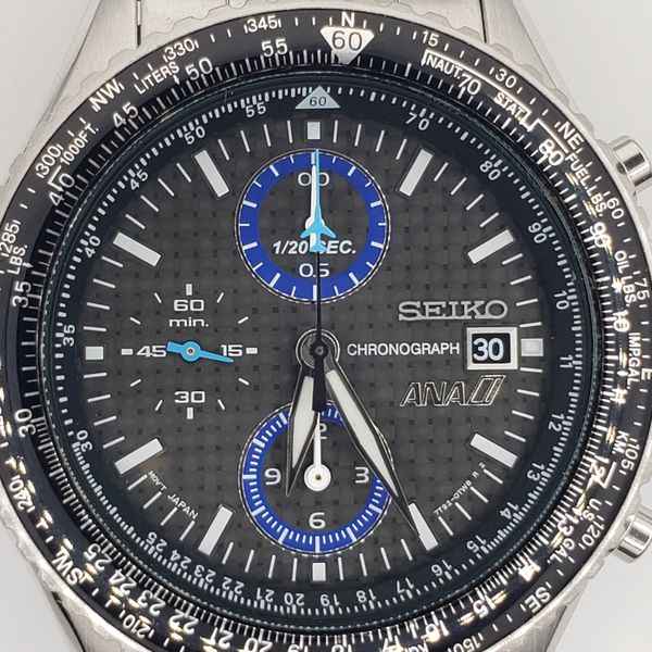 [WTS] Seiko Flightmaster x ANA (All Airways Nippon) Carbon Fiber ...