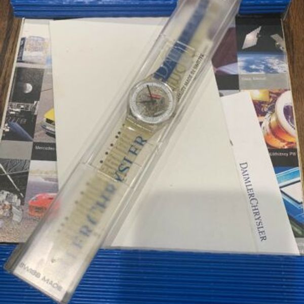 New in Box~1998 SWATCH GZ 157/D.C. Daimler Chrysler Swiss Mens Watch ...