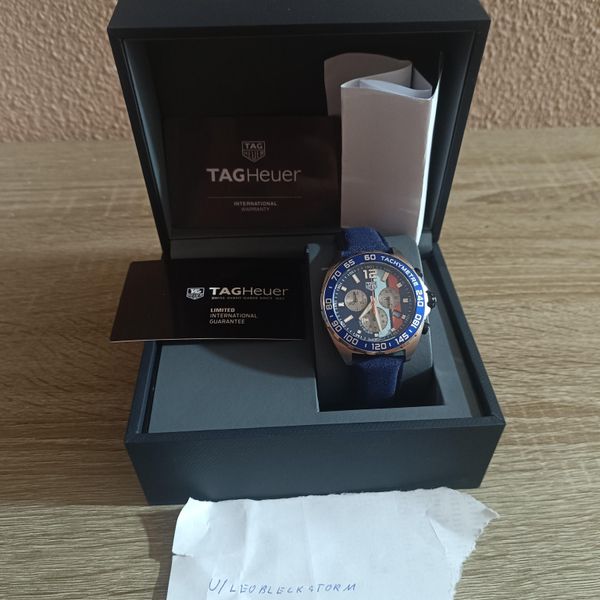 [WTS] Tag Heuer Formula 1 Gulf Edition | WatchCharts Marketplace