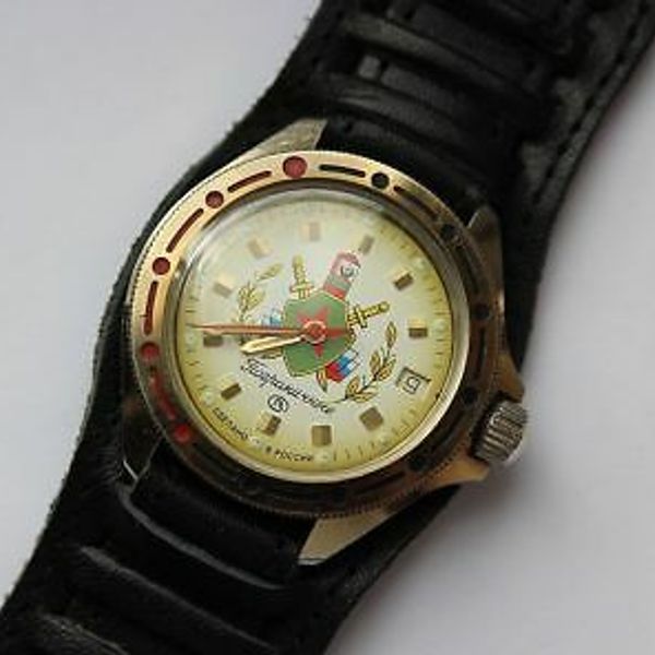 VOSTOK BOCTOK Border Vintage Russian men's Mechanical Wristwatch ...