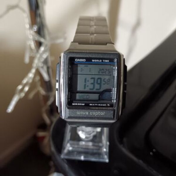 Rare Casio Wave Ceptor World time Men's Watch | WatchCharts Marketplace