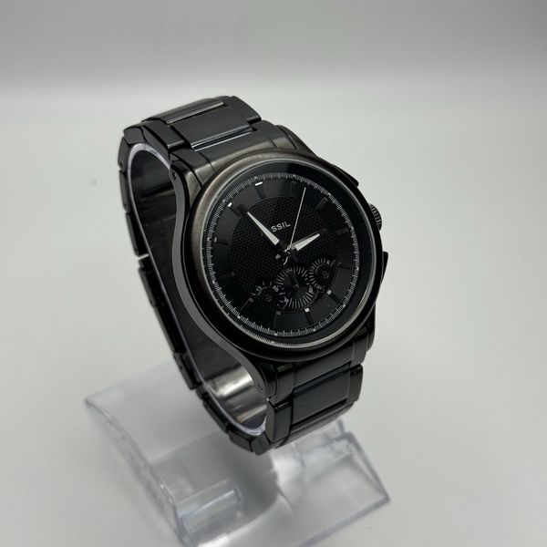 Fossil FS-4349 RARE Chronograph Stainless Steel Spin Sub Dial Men's ...