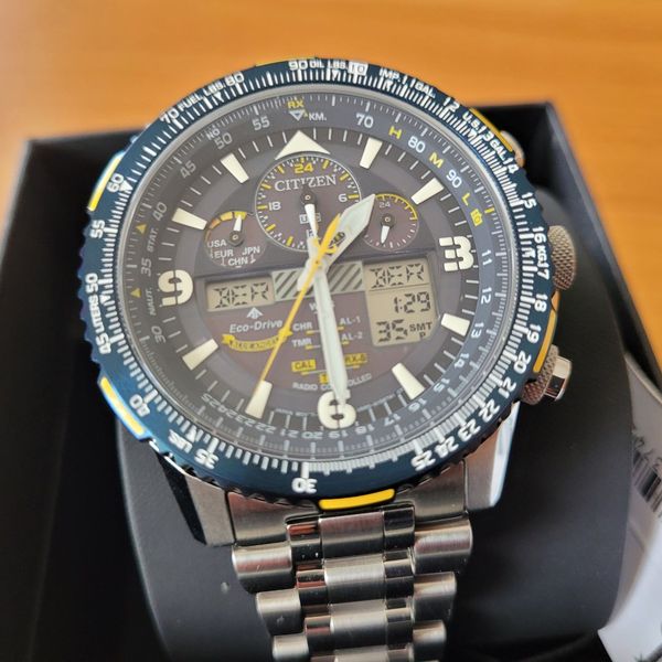 Citizen Promaster Skyhawk Blue Angel Jy8078 52l Pilot Watch Eco Drive