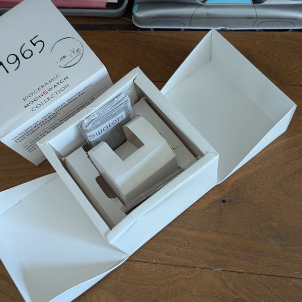 retail BOX Moonswatch Watch Box Swatch X Omega | WatchCharts Marketplace