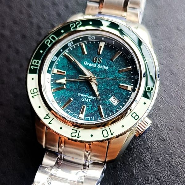 Grand Seiko Mod Greenwich GMT 44mm Nh34 | WatchCharts Marketplace
