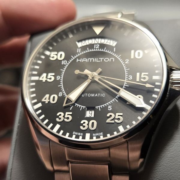 Hamilton Khaki Aviation Pioneer (Cooper) Watch W Strap Code Engineer ...