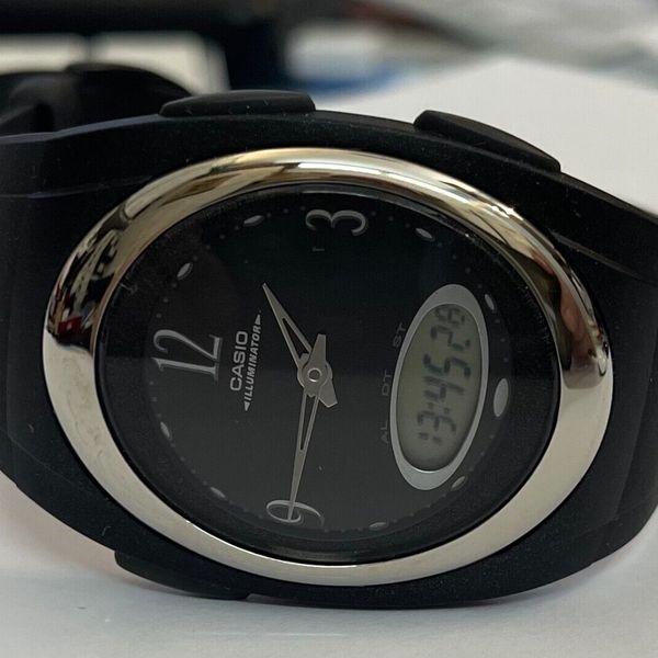 Casio Watch AQ-E10 - DigitaL - Analogue with 2. Time, Alarm, Stopwatch ...