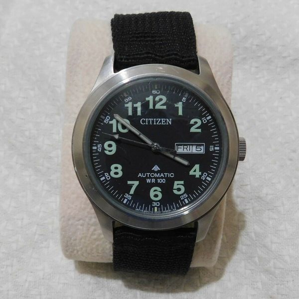 CITIZEN PRO MASTER AUTOMATIC MILITARY FIELD WATCH 8200-S82175 ...