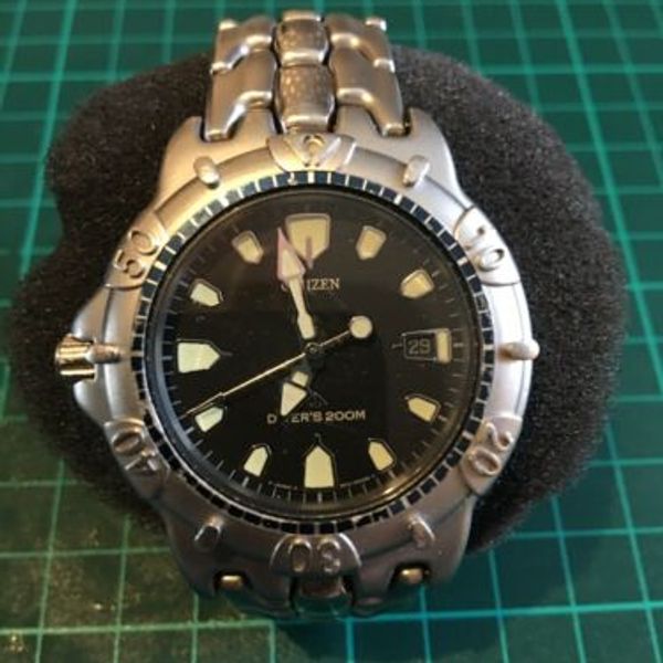 CITIZEN PROMASTER 5512-F51529 “LEFTY” 200M DIVER SUBMARINER WATCH ...